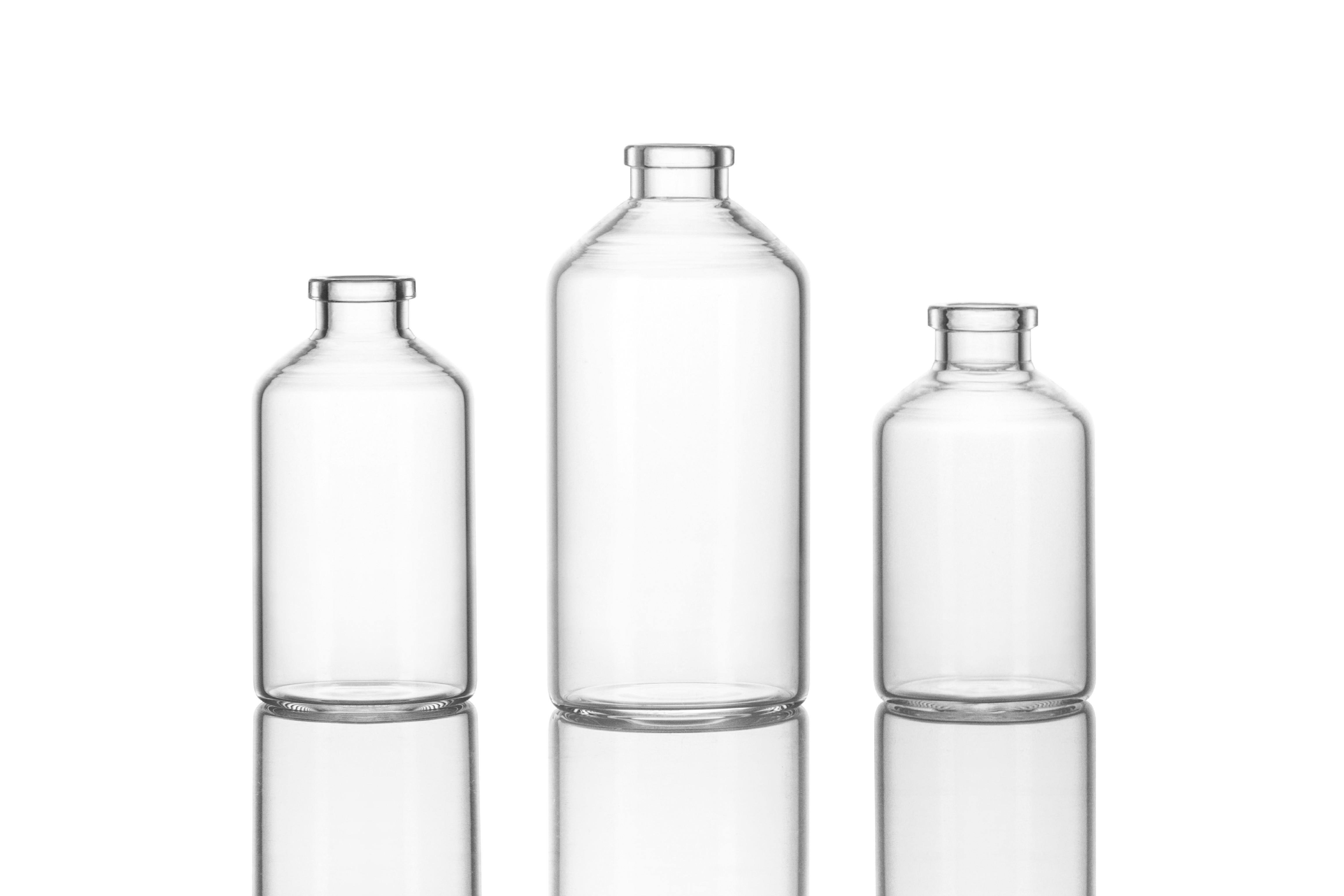 100R Clear Amber Glass Vial Neutral Borosilicate Glass Tubular Vial